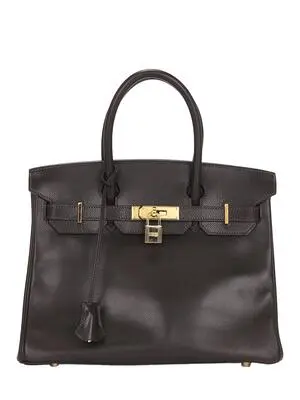 Hermès Epsom Birkin 30 Handbag - Noir