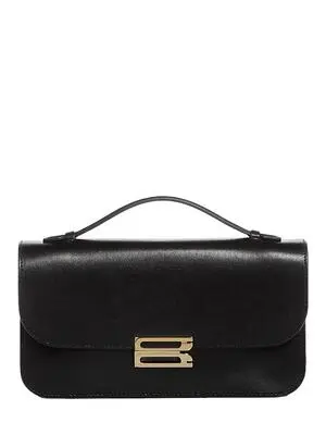 Victoria Beckham Dorian Mini Leather Shoulder Bag - Black