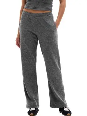 Athleta Sunday Rib High-rise Pants - Dark Grey