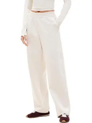 Athleta Form Knit Mid Rise Straight Pant - Bone