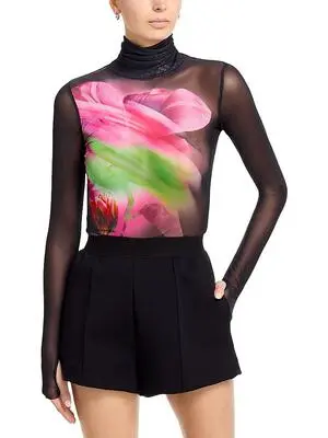 AFRM Zadie Top - Pink Peony
