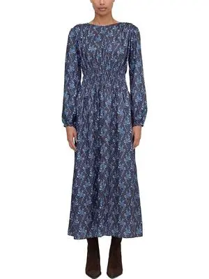 Hill House Home The Rosely Dress - Navy Cala Paisley