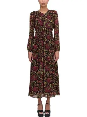 Hill House Home The Rosely Dress - Black Palampore Floral