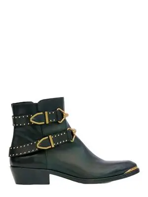 Isabel Marant 35mm Zalya Studded Boots - Black