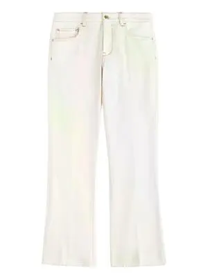 FAY Cropped Jeans - White
