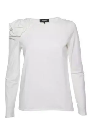 Paule Ka Puff-sleeve T-shirt - White