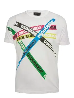 Dsquared2 Logo Tape T-shirt - White