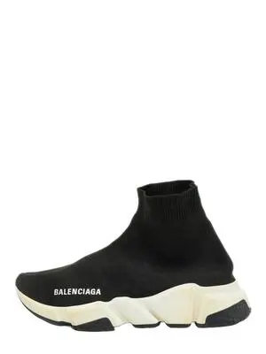 Balenciaga Speed Logo-detail Slip-on Sneakers - Black