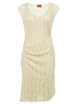 Missoni Lurex Knitted Midi Dress - Neutrals