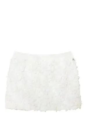 TWINSET Floral Mini Skirt - White