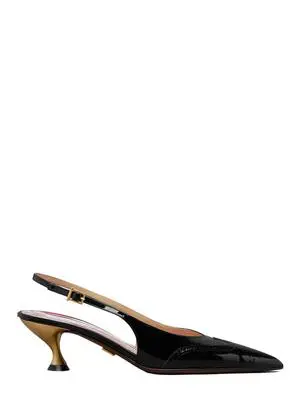Thom Browne 50mm Sling-back Pumps - Black