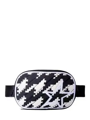 Perfect Moment Houndstooth-pattern Belt Bag - Black