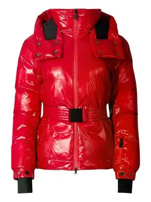 Perfect Moment Candice Belted Hooded Jacket - Red