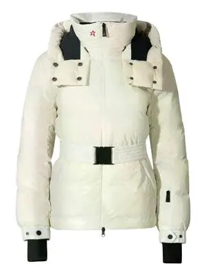 Perfect Moment Belted Hooded Jacket - Neutrals