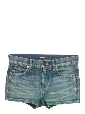 Saint Laurent Denim Shorts - Blue