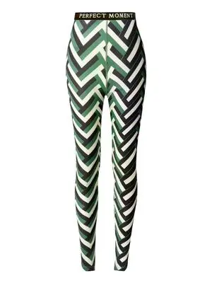 Perfect Moment Base Layer Leggings - Green