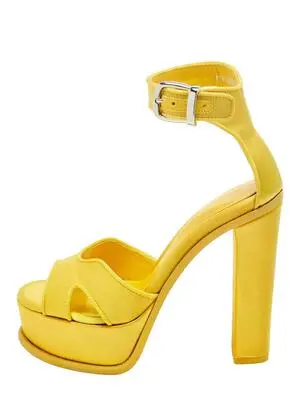 ALEXANDER MCQUEEN Platform Ankle-Strap Sandals