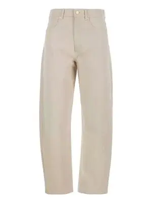 Max Mara Button Trousers - Neutrals