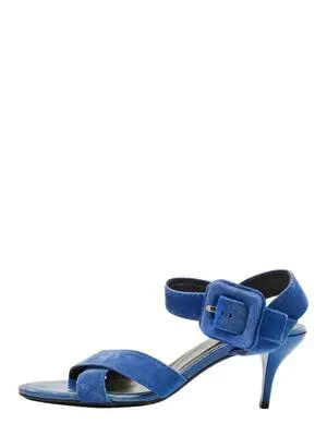 ROGER VIVIER Criss-cross Buckle Sandals - Blue