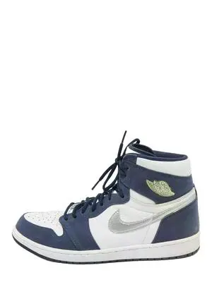 JORDAN Air 1 Suede Leather Sneakers - Blue
