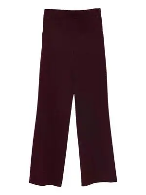 BLANCA VITA Side-pockets Tailored Trousers - Purple