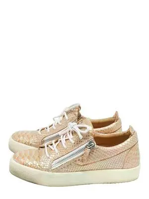 GIUSEPPE ZANOTTI Frankie Leather Sneakers - Gold