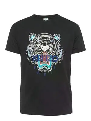 Kenzo Tiger-motif T-shirt - Black