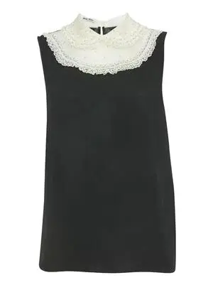 Miu Miu Sleeveless Top - Black
