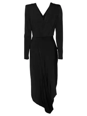 Giorgio Armani Jersey Midi Dress - Black