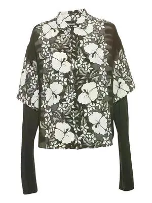Dsquared2 Floral Layered Shirt - Grey