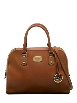 Michael Kors Sandrine Satchel Tote Bag - Brown