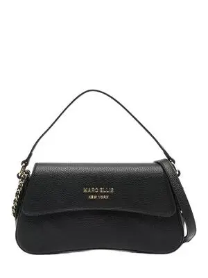 MARC ELLIS Chain-embellished Crossbody Bag - Black