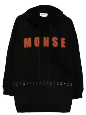 Monse Logo-printed Dress - Black