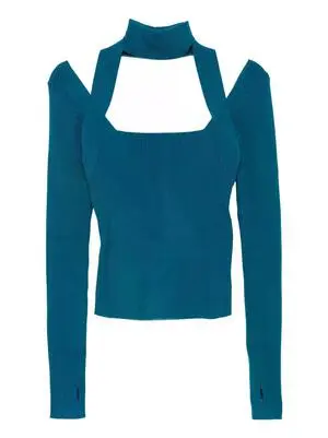 Monse Cut-out Top - Blue