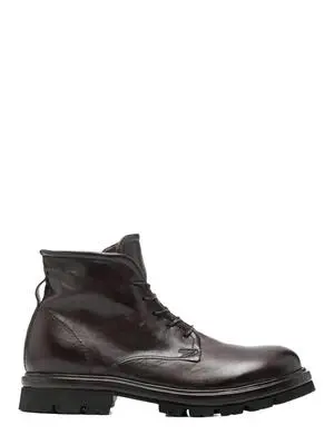 A.S.98 Lace-Up Leather Boots