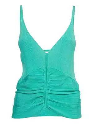 Sandro Ribbed Top - Green