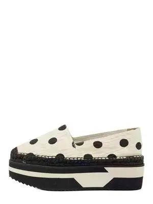 DOLCE & GABBANA Polka-Dot Platform Espadrilles