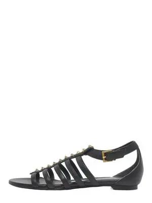 Alexander McQueen Leather Sandals - Black