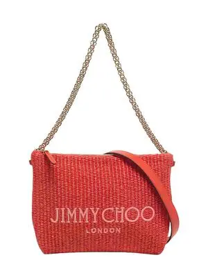 JIMMY CHOO Callie Chain-strap Shoulder Bag - Red