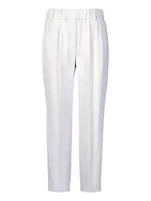 Brunello Cucinelli Cropped Trousers - White