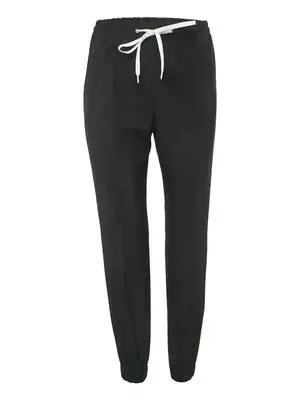 Miu Miu Elasticated-waistband Trousers - Black