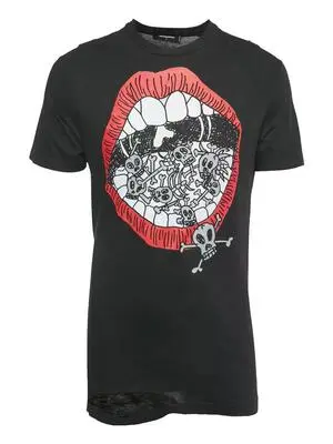 Dsquared2 Graphic-print T-shirt - Black