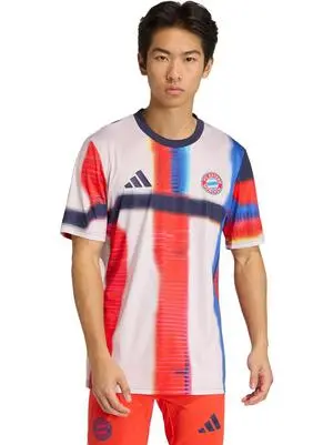 Adidas Fc Bayern Ss26 Pre-match Jersey - Noble Ink / Hi-res Blue / Chalk Pearl