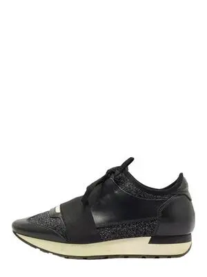 Balenciaga Race Runner Lace-up Sneakers - Black
