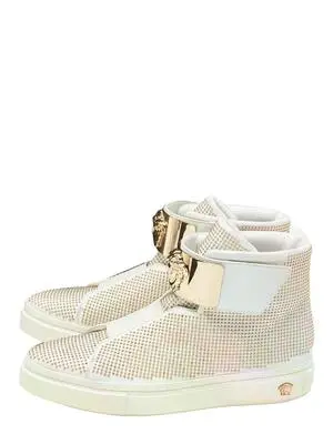 Versace Medusa-motif Sneakers - White