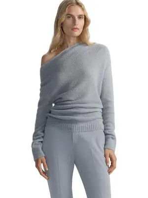 A.L.C. Freya Brushed Alpaca Sweater - Slate Blue