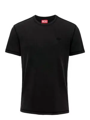 DIESEL® T-adjind-new Logo Appliqué T-shirt - Black
