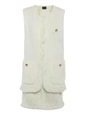 Liu Jo Fringed-hem Skirt Set - Neutrals