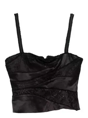 Botsí Eterna Patchwork-design Top - Black