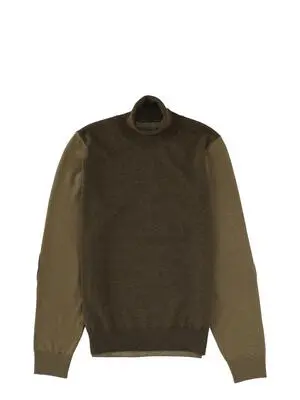 MAISON MARGIELA Two-tone Jersey - Military Green